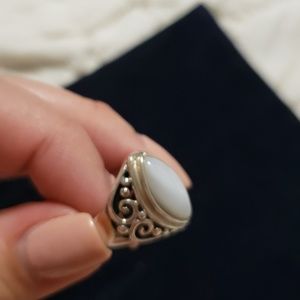 Jewelry | Oval Stone On Silver | Poshmark